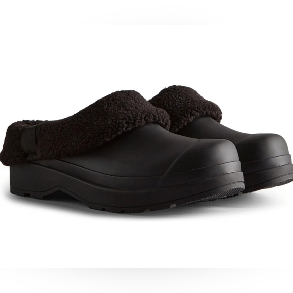 Hunter | Shoes | Hunter Men Play Waterproof Faux Shearling Clog | Poshmark